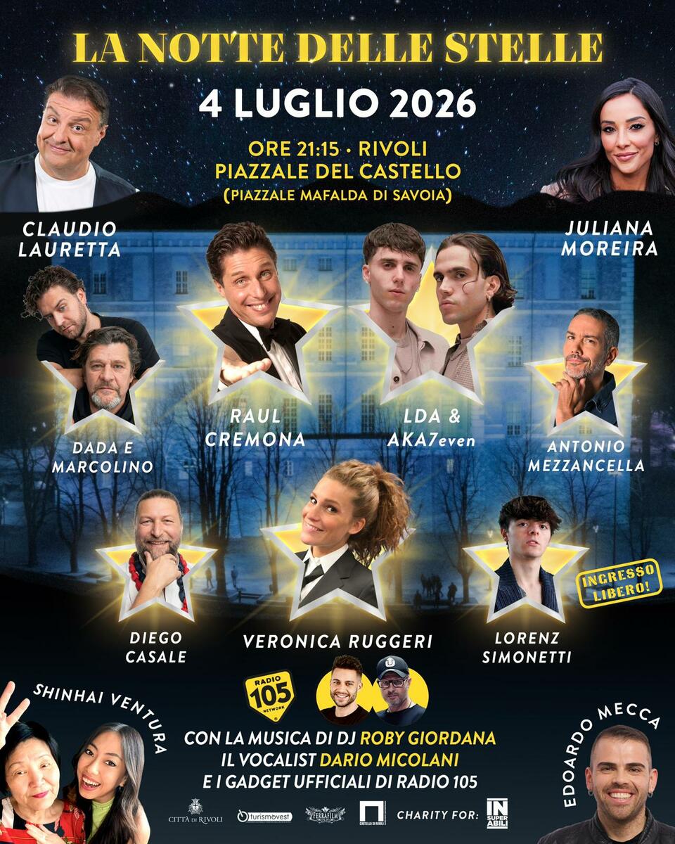 Torna “La Notte delle Stelle”: Rivoli riaccende lo show più atteso dell ...