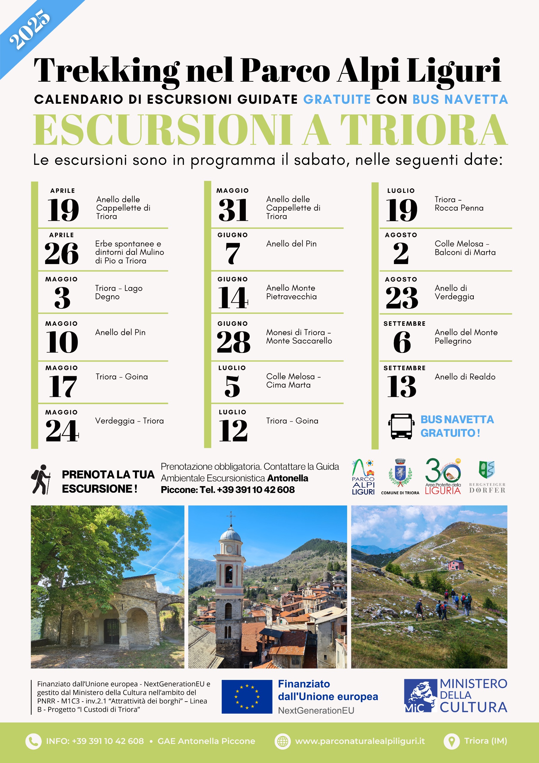 Da sabato 19 aprile nuovo calendario di escursioni guidate gratuite a ...