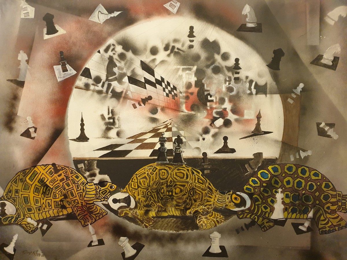 A un anno dalla scomparsa, moglie e figlio dell’artista torrese Rivoir ...