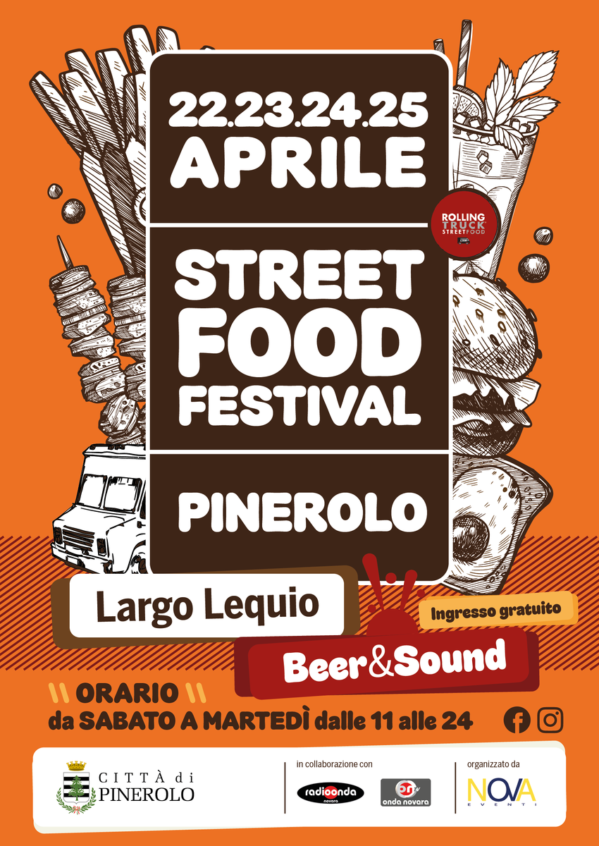A Pinerolo sbarcano gusto e divertimento con il Rolling Truck Street ...
