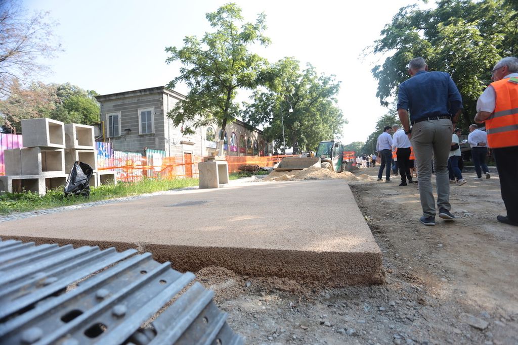 Dentro al nuovo Valentino: via il bitume grigio, spazio al calcestruzzo ...